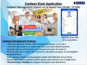 Canteen Management System | Online Industrial Factory Canteen Software & Solutions - FaceIt Systems